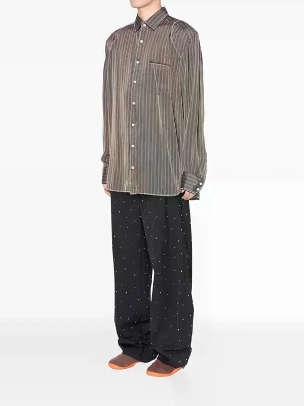 Kolor Striped Patch-pocket Shirt