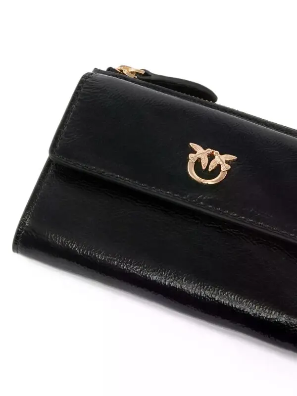 Pinko Love Birds Leather Wallet