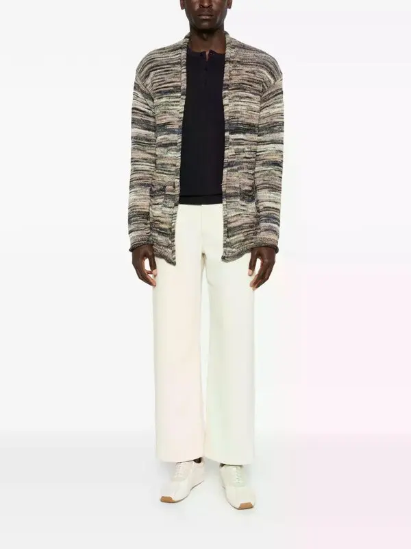 ROBERTO COLLINA Striped Cardigan