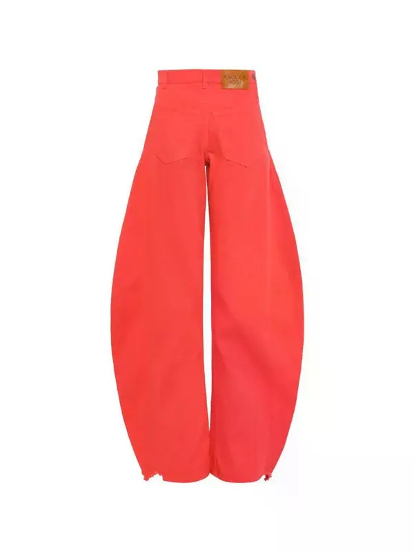 A.W.A.K.E. Mode Cotton Logo Patch Jeans