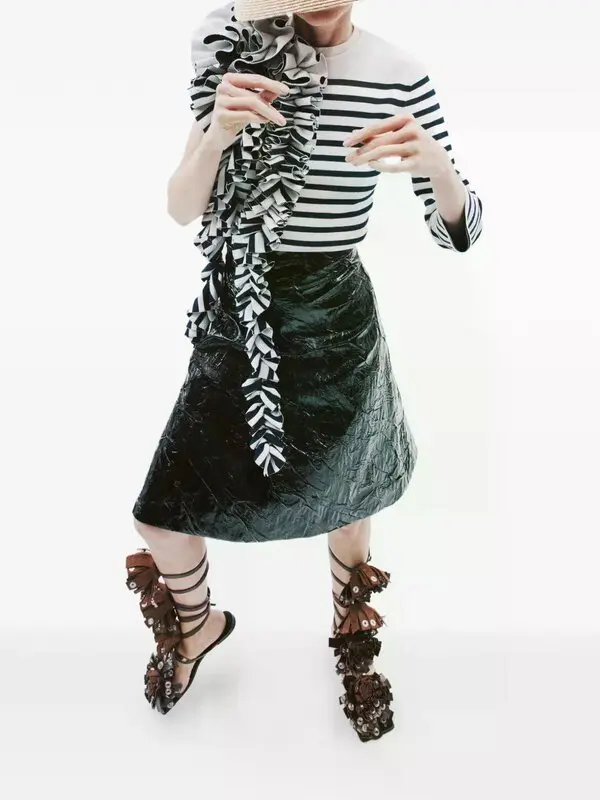 A.W.A.K.E. Mode A-line Midi Skirt