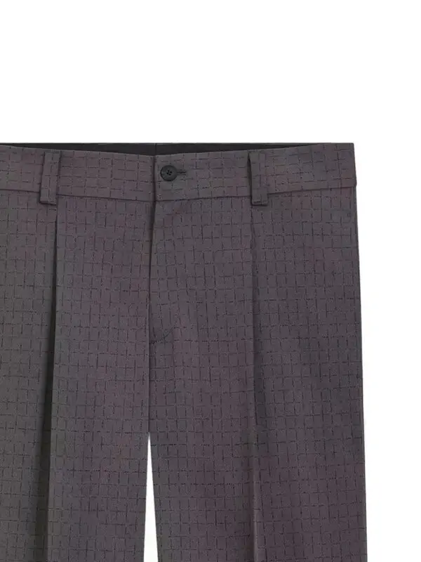 Hugo Checkered Tailored Trousers
