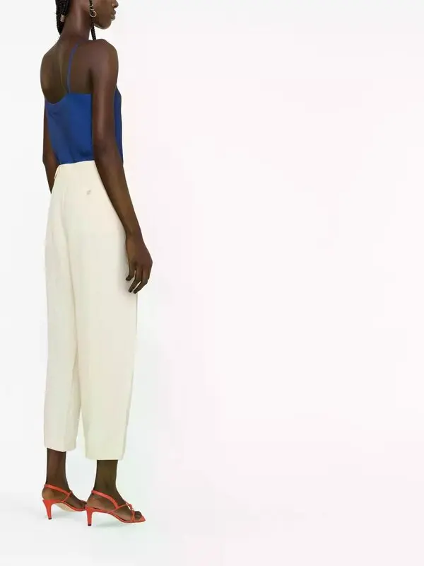Max Mara Sleeveless Silk Top - Blue