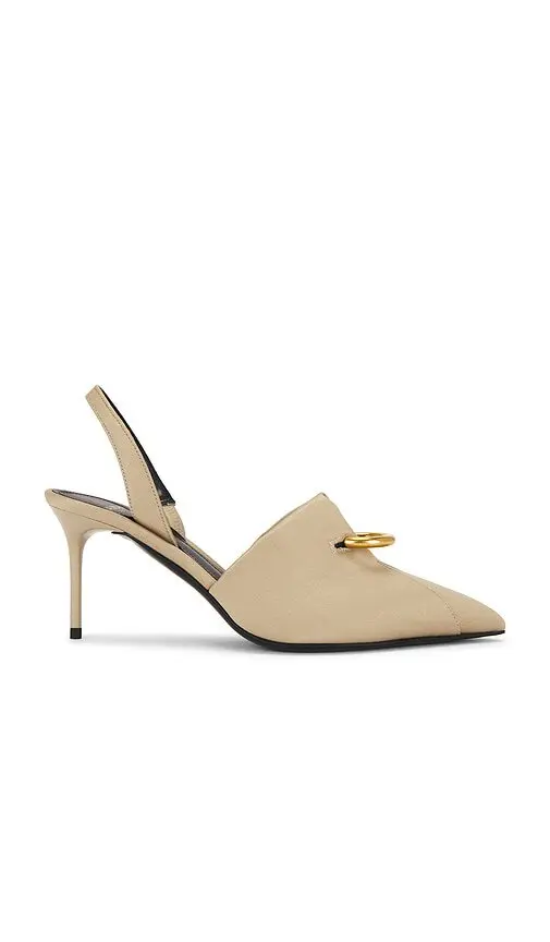 Balmain Piercing Slingback Pump - Beige