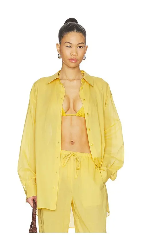 Eterne Cotton Lucien Top - Yellow