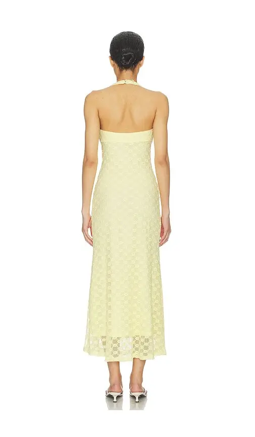 Bardot Mariko Halter Neck Midi Dress