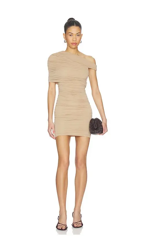 Ronny Kobo Cicilia Dress - Nude