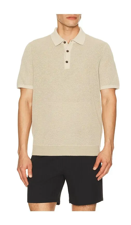 RHONE Mercer Knit Polo In . Also