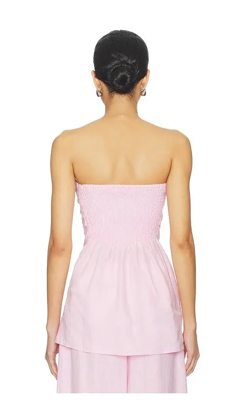 Faithfull The Brand Boe Tunic Top - Pink