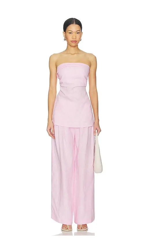 Faithfull The Brand Boe Tunic Top - Pink
