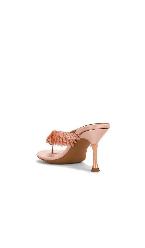 Jeffrey Campbell Sequin Embellished Stiletto Sandals - Blush