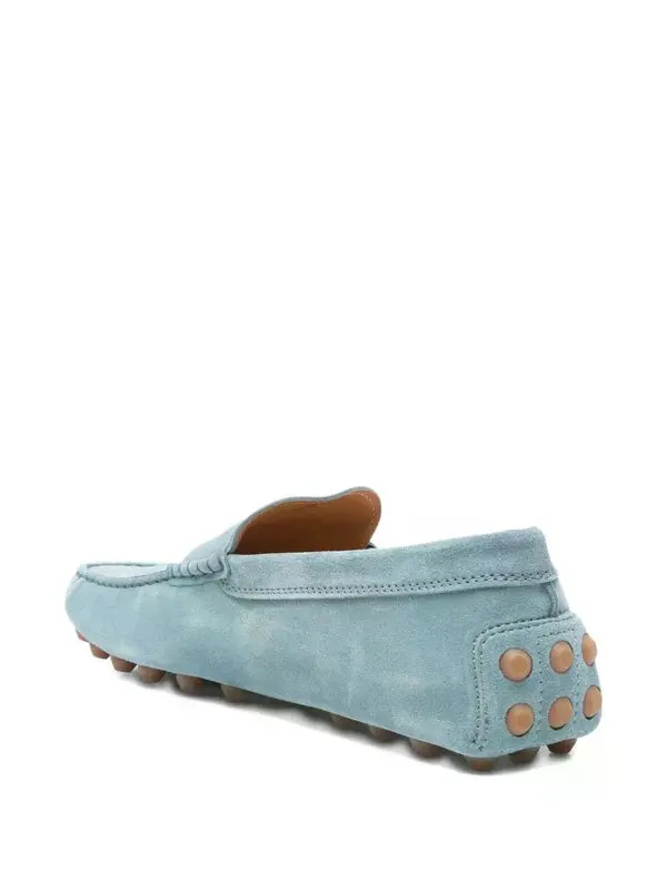 TOD'S Gommino Bubble Penny-strap Loafers - Blue