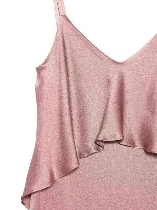 Antonelli Firenze Milena V-neck Jumpsuit With Ruffled Detailing