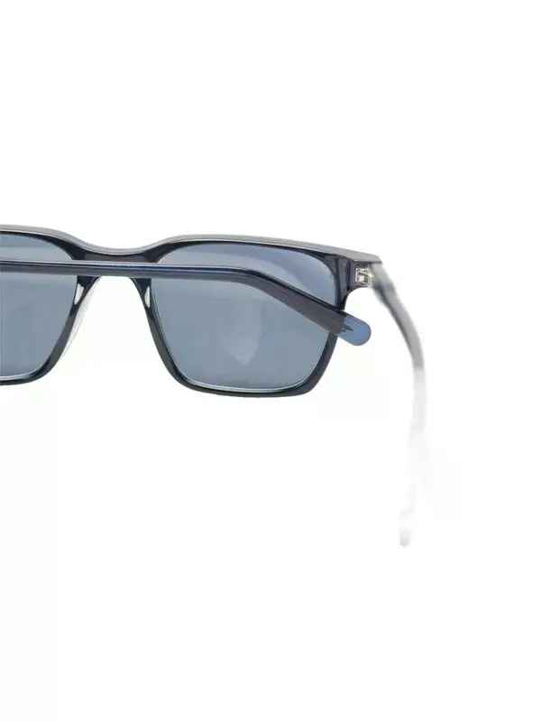 SNOB Anteo Square-frame Clip-on Sunglasses - Blue