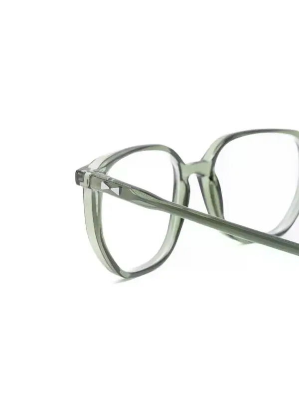 SNOB Velasca Round-frame Eyeglasses - Green
