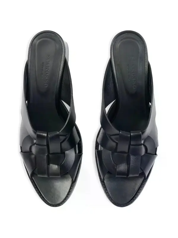SCAROSSO 55mm Aida Mules - Black