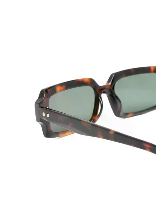 GIGI STUDIOS Amber Rectangle Frame Sunglasses - Brown