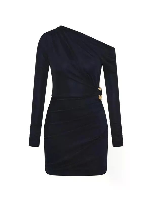 Rebecca Vallance One-shoulder Mini Dress With Draped Detail - Blue