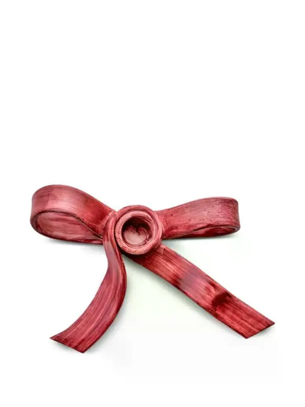 BITOSSI HOME Bow Candle Holder Set - Red