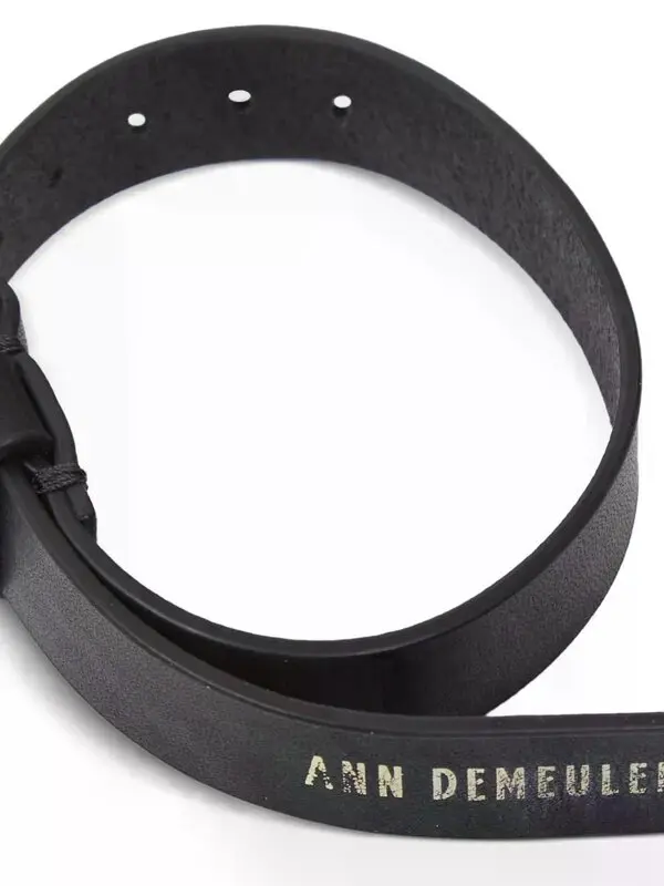 ANN DEMEULEMEESTER Leather Buckle Bracelet
