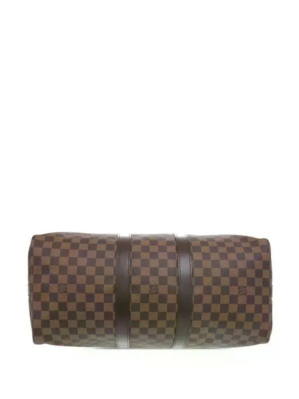 LOUIS VUITTON Damier Ebene Keepall Bandouliere 45 - Brown