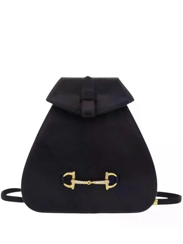 Gucci Satin Crystal Horsebit Backpack