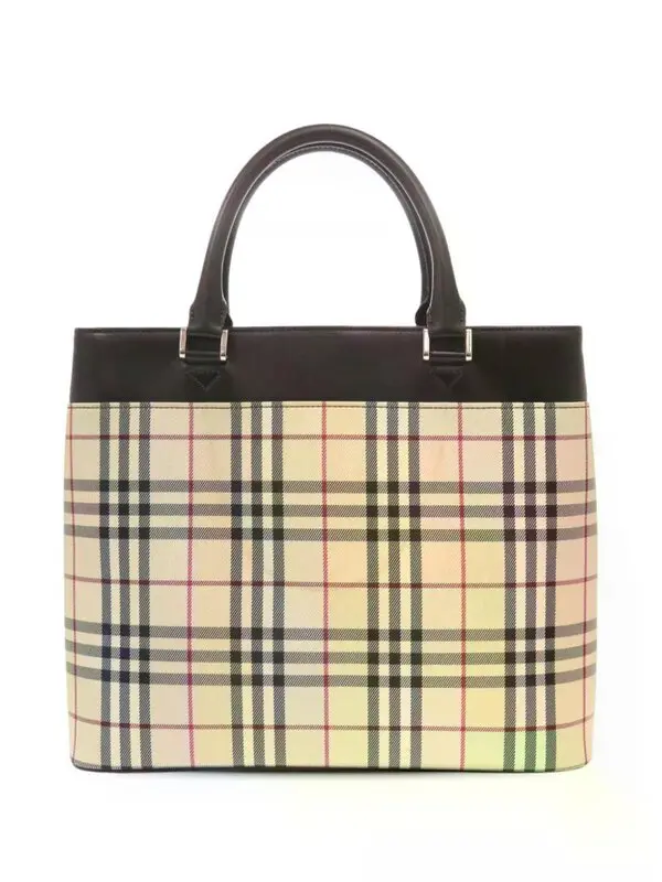 Burberry House Check Canvas Handbag