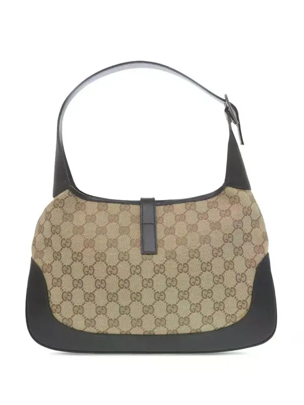 Gucci 1998-2008 Medium Gg Canvas Jackie Shoulder Bag