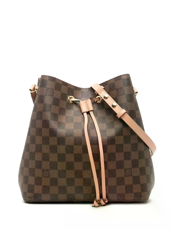 LOUIS VUITTON Damier Ebene Neonoe Mm Bucket Bag - Brown