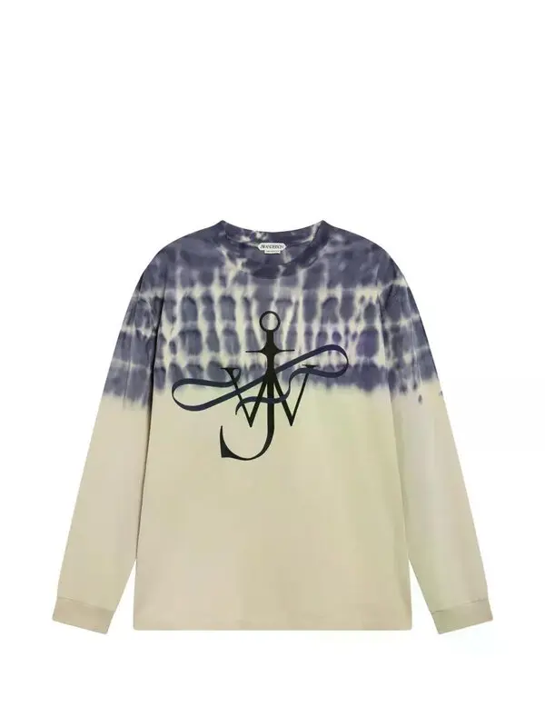 JW Anderson Anchor-logo Tie-dye Sweatshirt