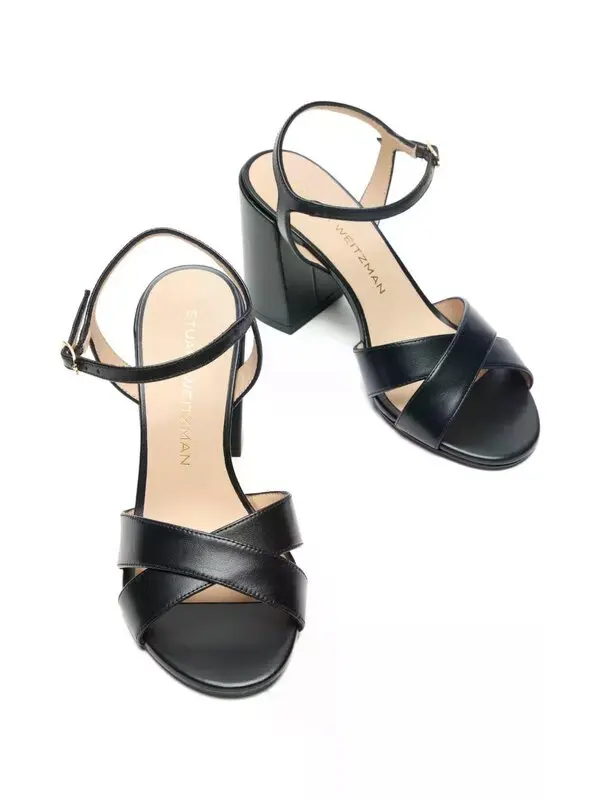 STUART WEITZMAN Alyssa Crossover-strap Sandals - Black