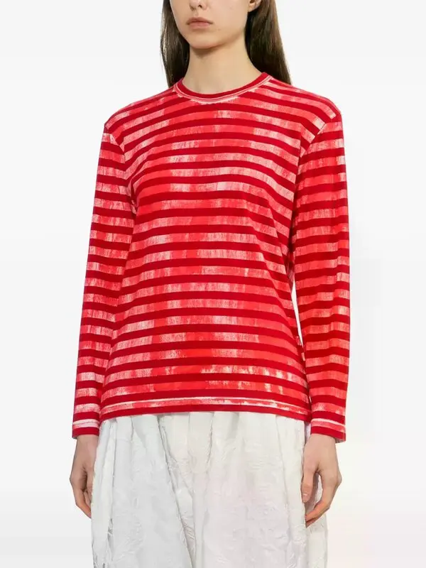 Comme Des Garçons Striped Long Sleeve T-shirt