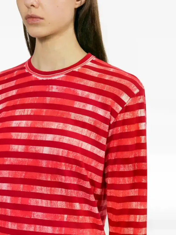 Comme Des Garçons Striped Long Sleeve T-shirt