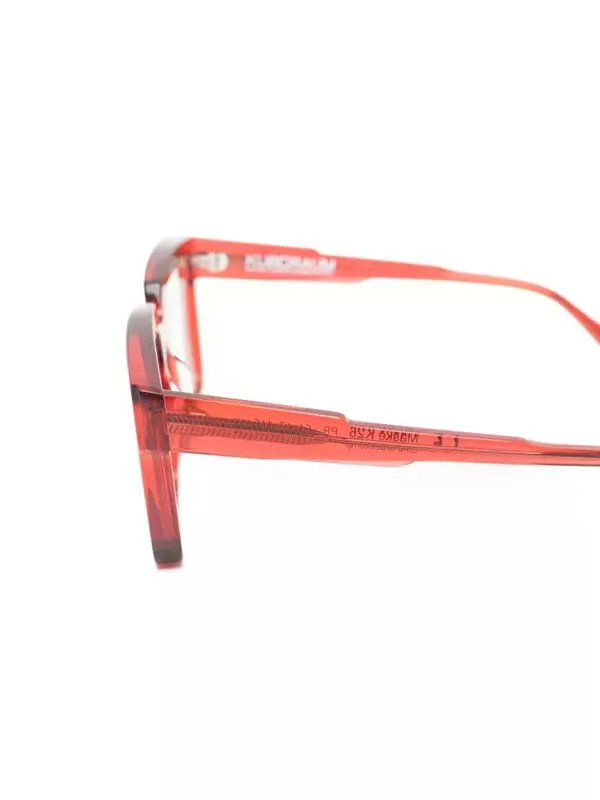 KUBORAUM Square Frame Eyeglasses - Red