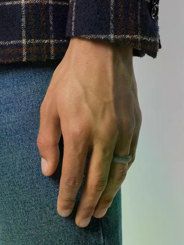 ANDREA D'AMICO Embossed -tone Ring