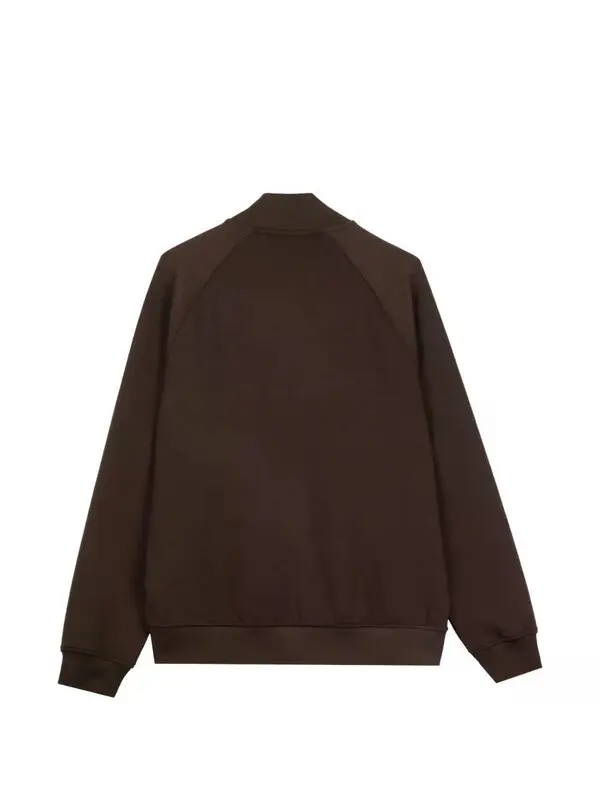 Karl Lagerfeld Logo-pattern Zip-up Jacket - Brown