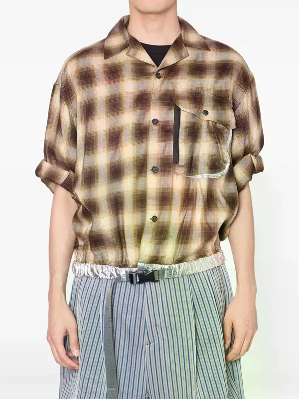 Kolor Plaid Pocket Shirt
