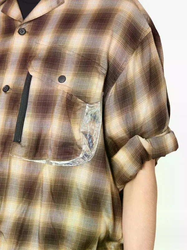 Kolor Plaid Pocket Shirt