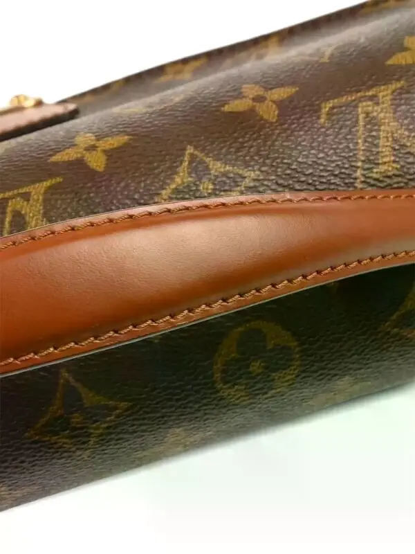 LOUIS VUITTON Monogram Canvas 28 Monceau Shoulder Bag - Brown