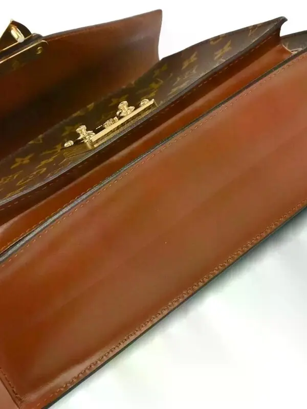 LOUIS VUITTON Monogram Canvas 28 Monceau Shoulder Bag - Brown