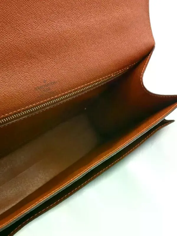 LOUIS VUITTON Monogram Canvas 28 Monceau Shoulder Bag - Brown