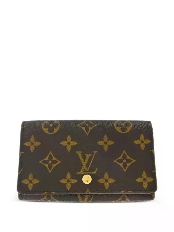 LOUIS VUITTON 2003 Billet Tresor Monogram Wallet - Brown