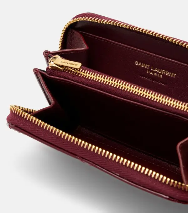 Saint Laurent Cassandre Bijou Patent Leather Wallet