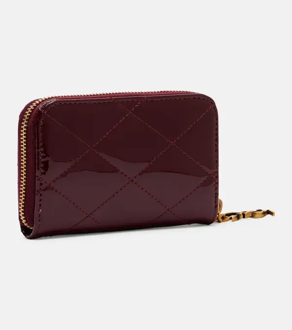 Saint Laurent Cassandre Bijou Patent Leather Wallet