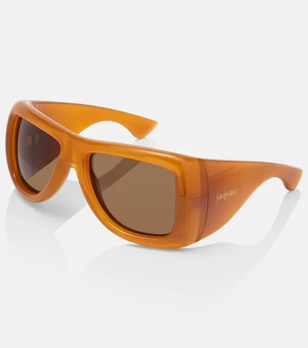 Saint Laurent Oversized Sunglasses - Orange