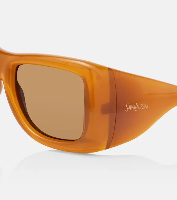Saint Laurent Oversized Sunglasses - Orange