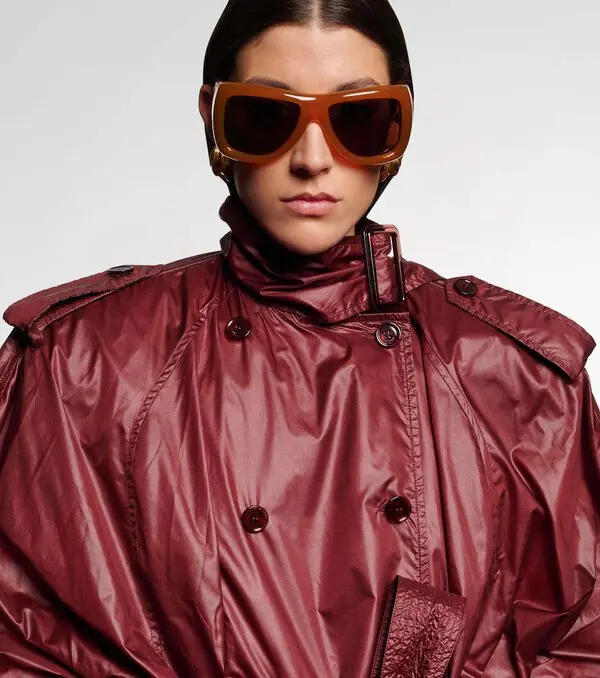 Saint Laurent Oversized Sunglasses - Orange