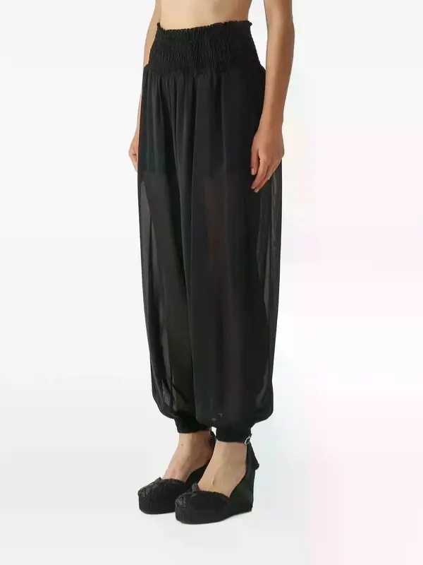 Pinko Lightweight Flowing Voile Crepe Trousers