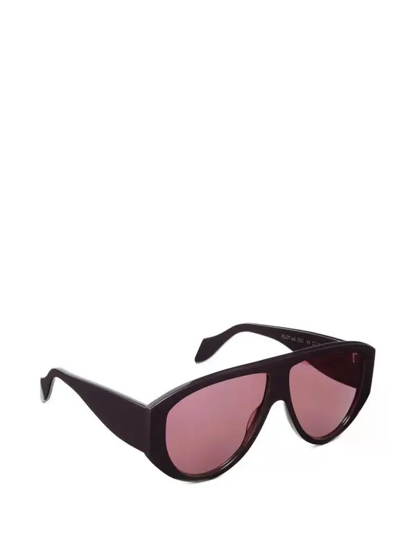Pinko Pilot Aviator Sunglasses - Purple