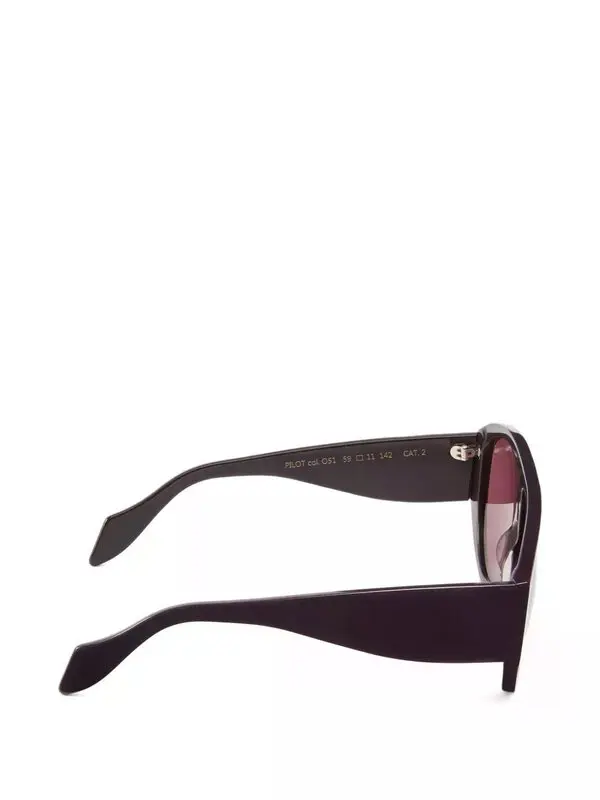 Pinko Pilot Aviator Sunglasses - Purple
